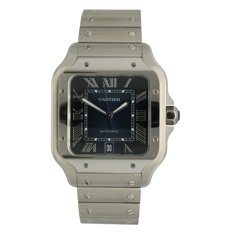 Cartier Santos De Cartier WSSA0030 Blue Dial